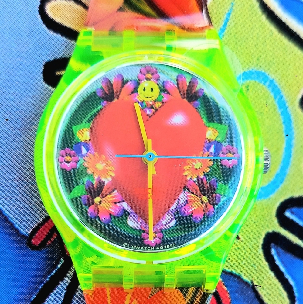 New Swatch Artist Watch Love, Peace and Happiness Gj1… - Gem